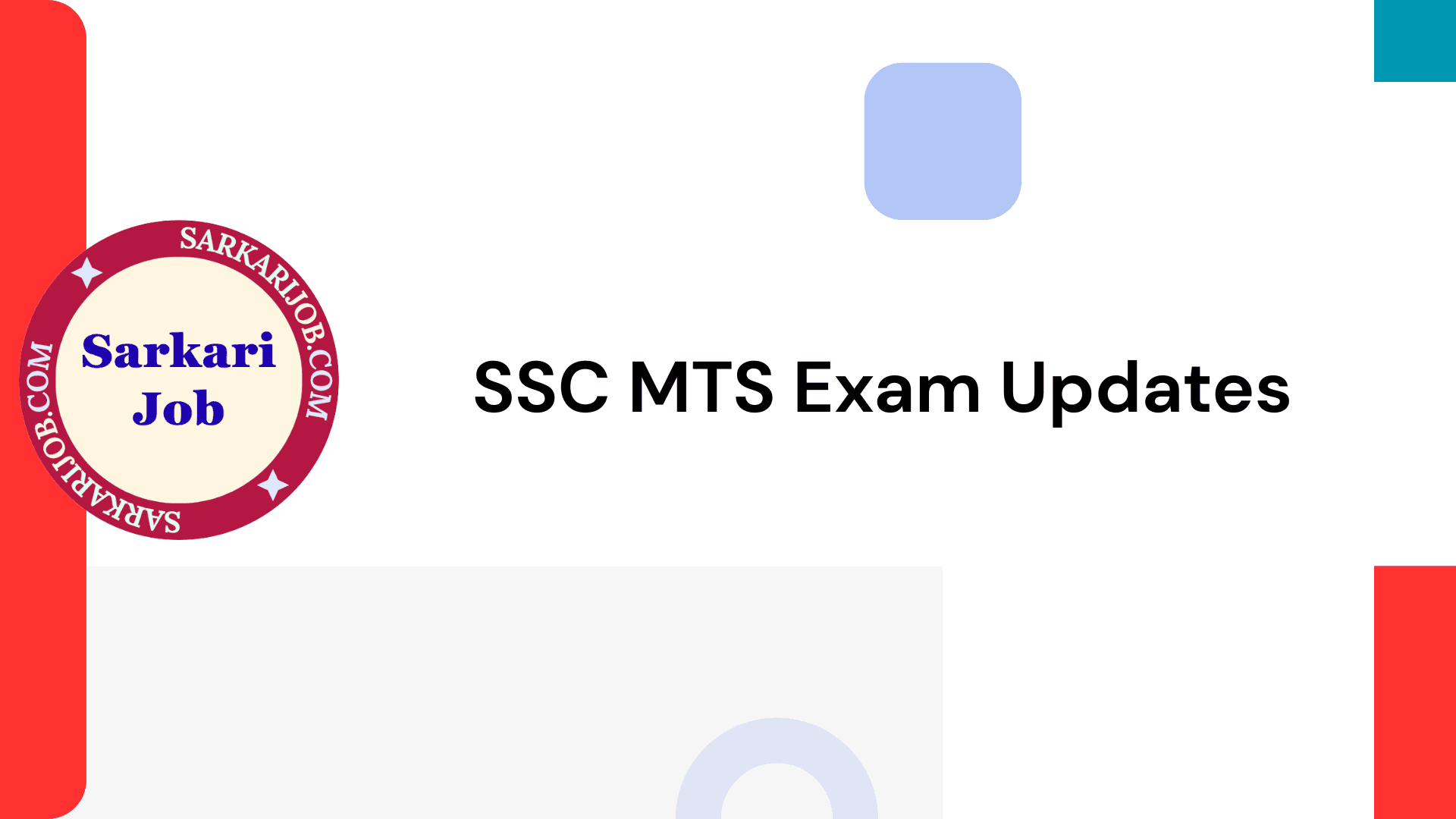 SSC MTS Exam Updates: Latest Notifications, Admit Card, Results, Answer Key